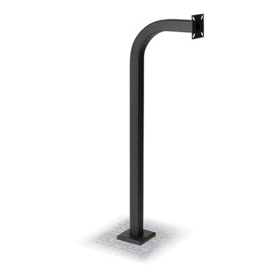 Linear Residential Entry System Gooseneck Pole