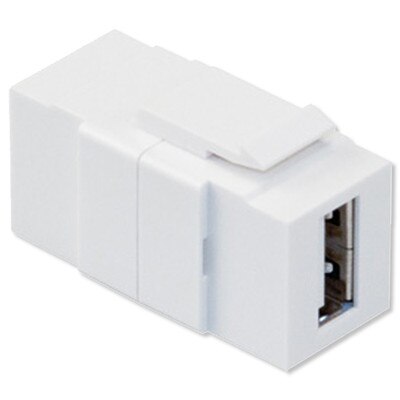 Leviton QuickPort USB Feedthrough Connector
