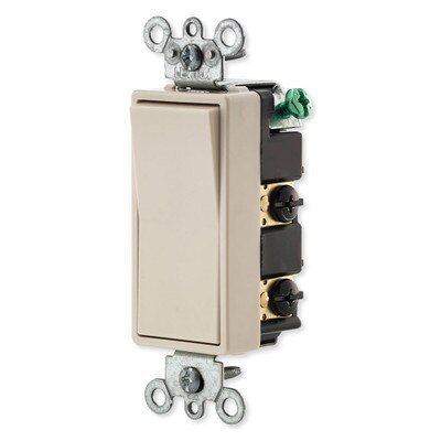 Leviton Decora Rocker 4-Way AC Quiet Switch, 15A, 120/277V