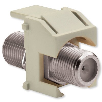 On-Q Recessed F-Type F Keystone Connector