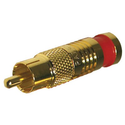 Platinum Tools SealSmart RCA Connector, RG59 (Gold)