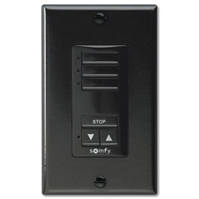 Somfy DecoFlex WireFree RTS Wall Switch, 3 Channel